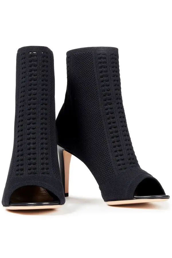 GIANVITO ROSSI Stretch-mesh Ankle Boots