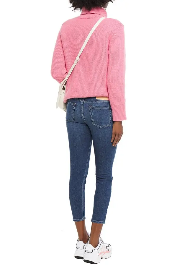 Acne Studios Climb Cropped Skinny Jeans - Mid Denim
