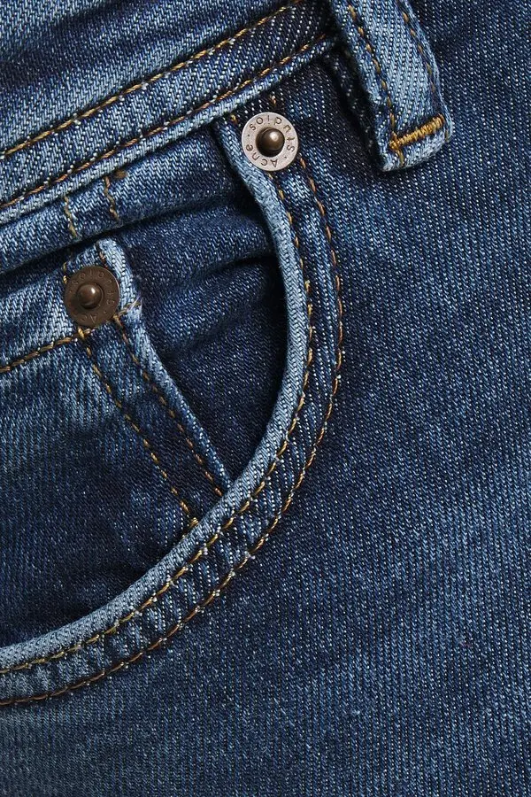 Acne Studios Climb Cropped Skinny Jeans - Mid Denim