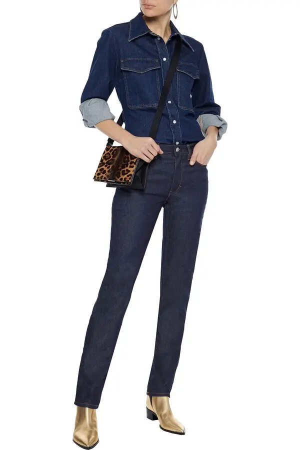 Acne Studios South High-rise Straight-leg Jeans