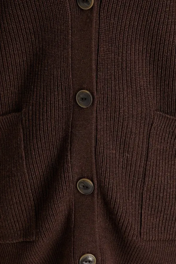 Rag & Bone Selah Mélange Ribbed Wool Cardigan