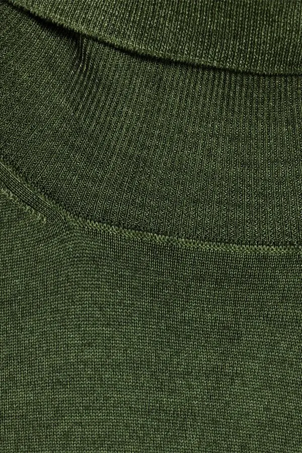 Peserico Mélange Wool Turtleneck Sweater