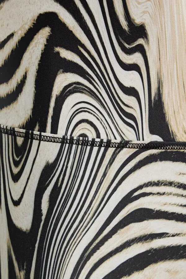 Good American Printed Stretch Leggings