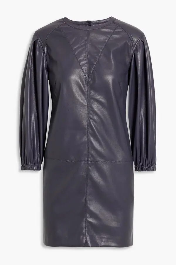 joie leather dress Jolie Long Dress in Stretch Leather