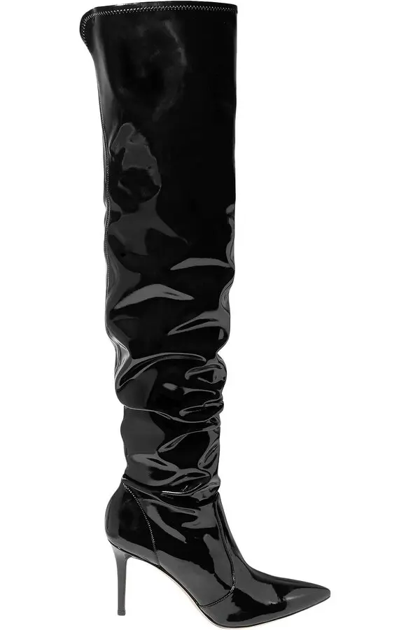 GIANVITO ROSSI 85 Vinyl Over-the-knee Boots