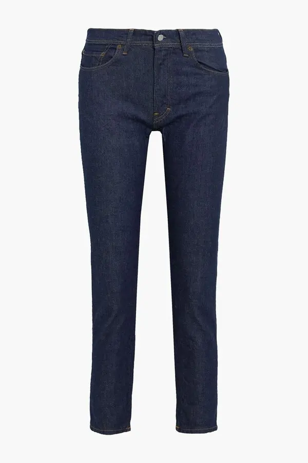 Acne Studios Midrise Slimleg Jeans - Dark Denim