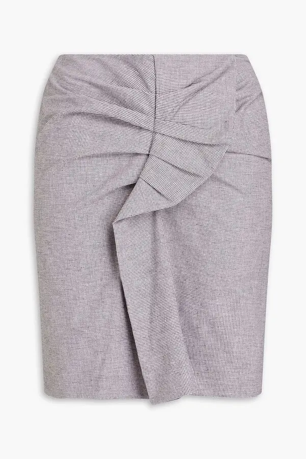 MARANT ETOILE Ines Houndstooth Mini Skirt