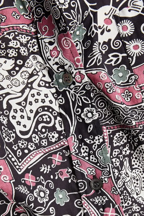 MARANT ETOILE Mexika Printed Cotton Shirt
