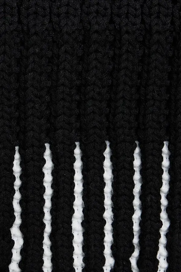 3.1 Phillip Lim Striped Jacquardknit Sweater - Black