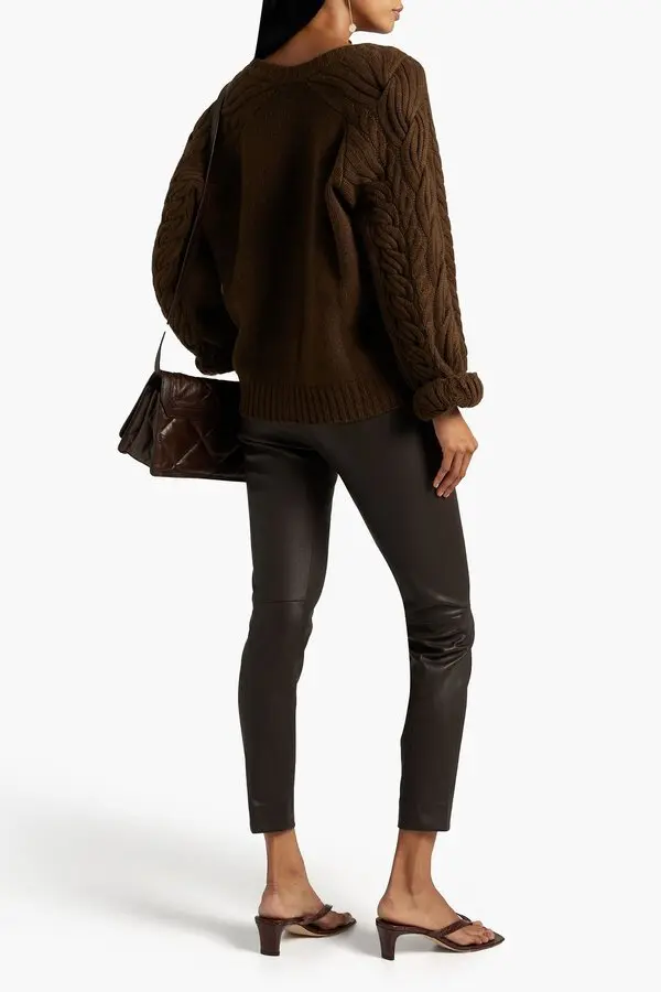Naadam Cableknit Wool And Cashmereblend Cardigan