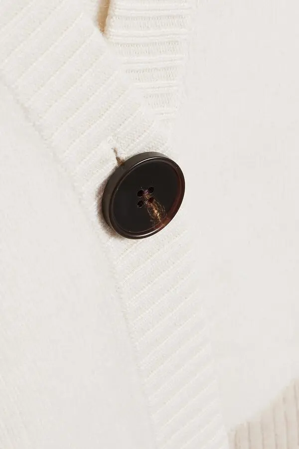 Naadam Two-tone Cashmere Cardigan