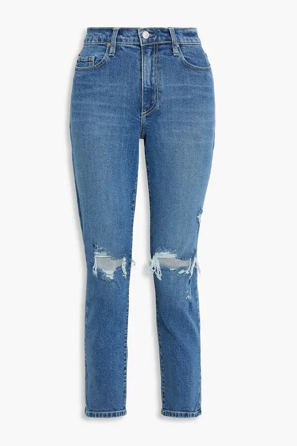 Nobody Denim Kennedy High-rise Skinny Jeans - Mid Denim
