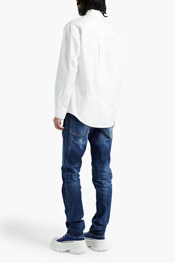 Dsquared2 Printed Cottonpoplin Shirt - White