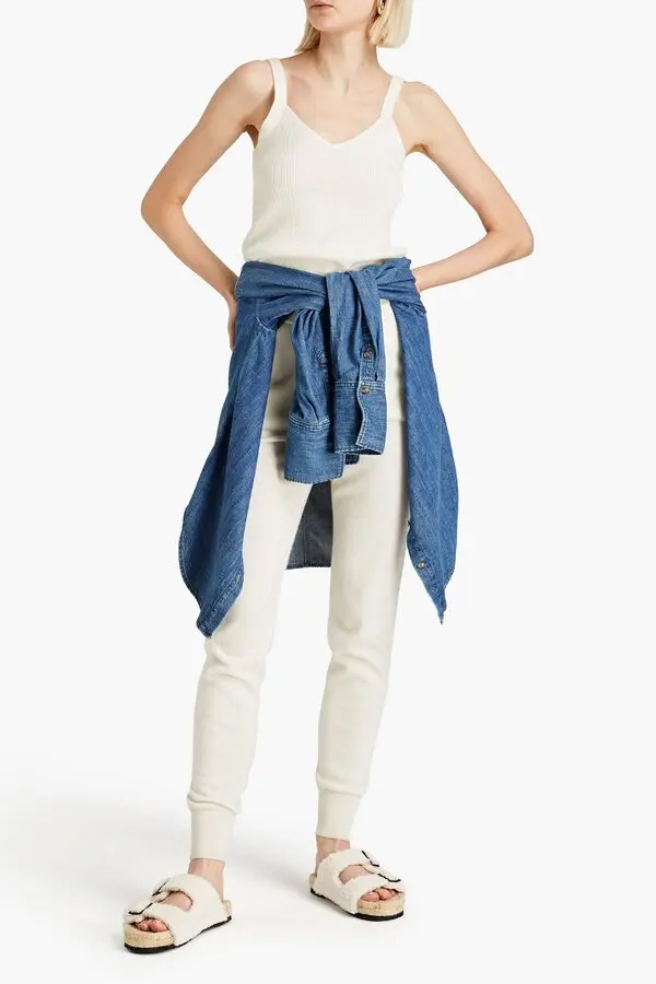 N.peal Ribbed Cashmere Tank