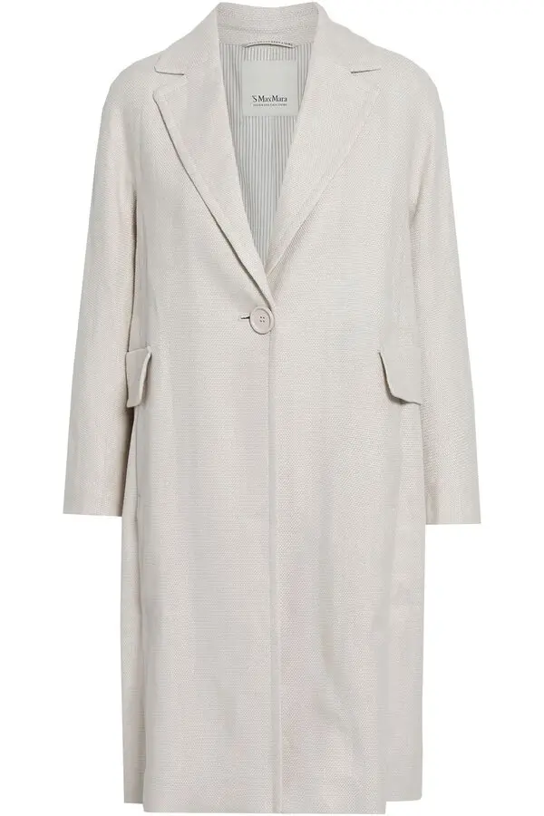 Max Mara Achille Linen-blend Coat