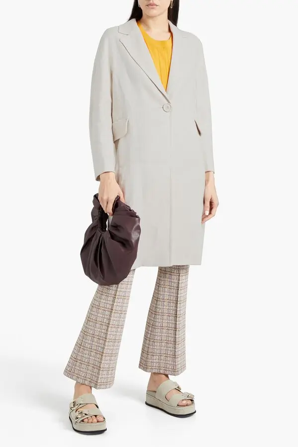 Max Mara Achille Linen-blend Coat
