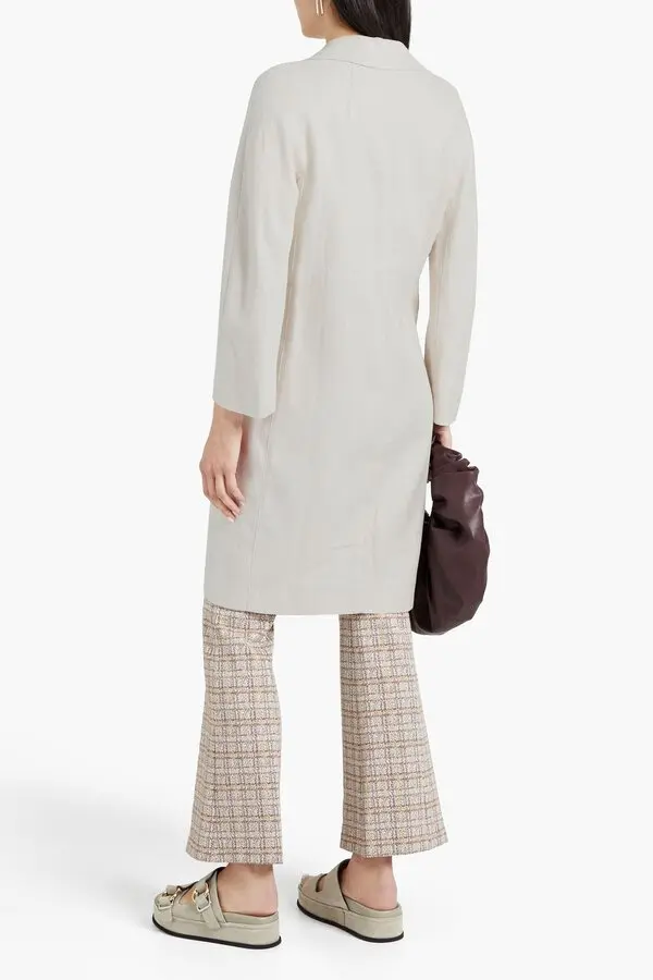 Max Mara Achille Linen-blend Coat