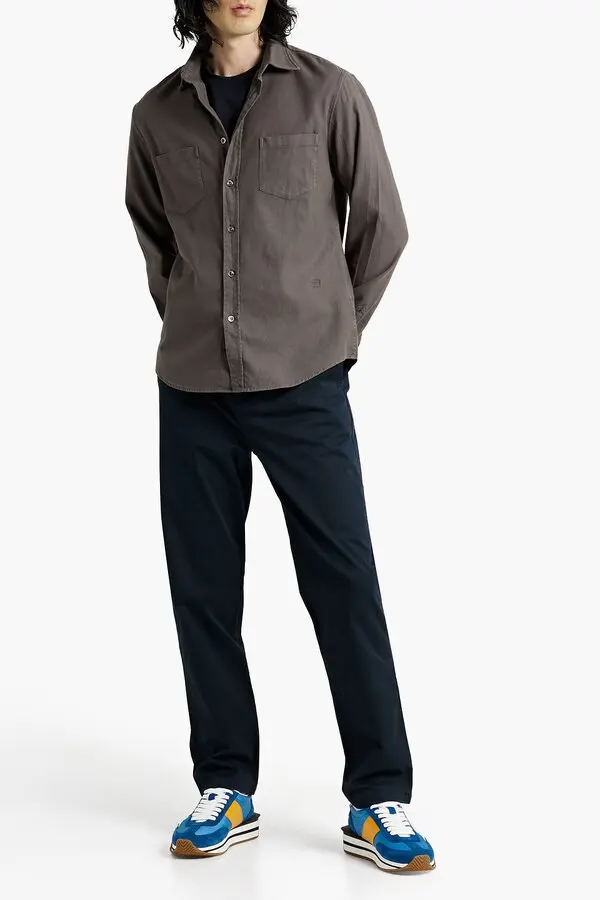 FRAME Straightleg Cottonblend Pants