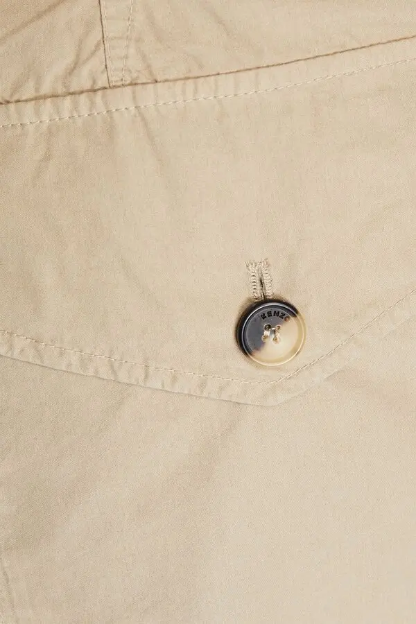 Kenzo Cotton Shorts - Beige