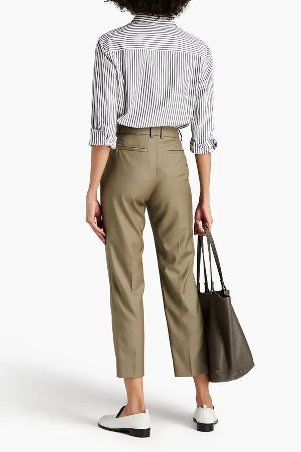 JOSEPH Cropped Wooltwill Tapered Pants