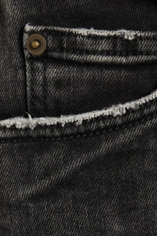 Retrofete Carter Distressed Highrise Tapered Jeans