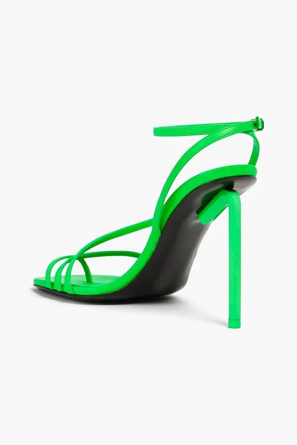 Off-White Allen Neon Leather Sandals