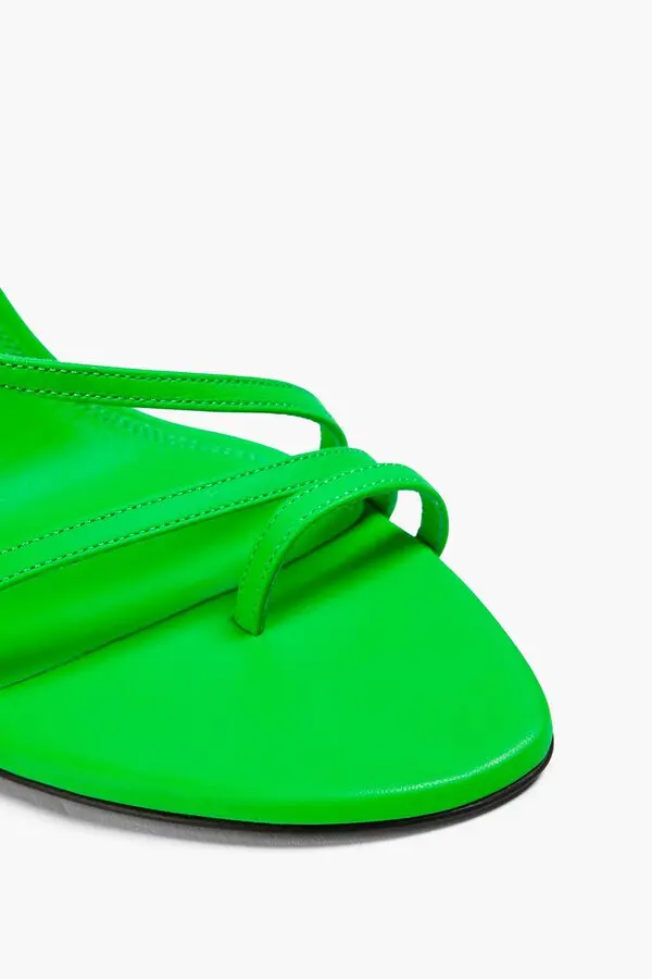 Off-White Allen Neon Leather Sandals