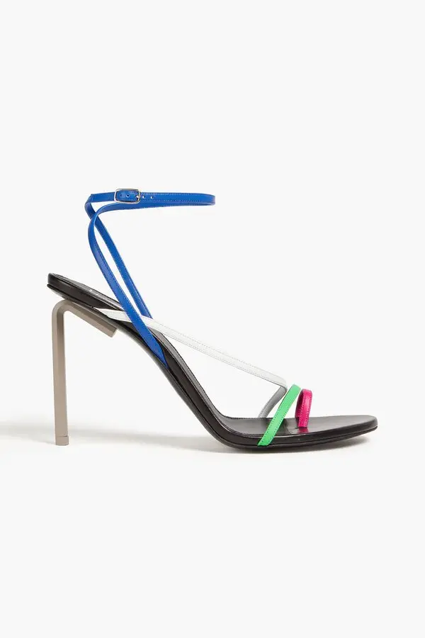 Off-White Allen Colorblock Leather Sandals - Multicolor