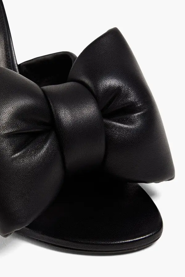 Off-White Allen Bowembellished Leather Mules - Black