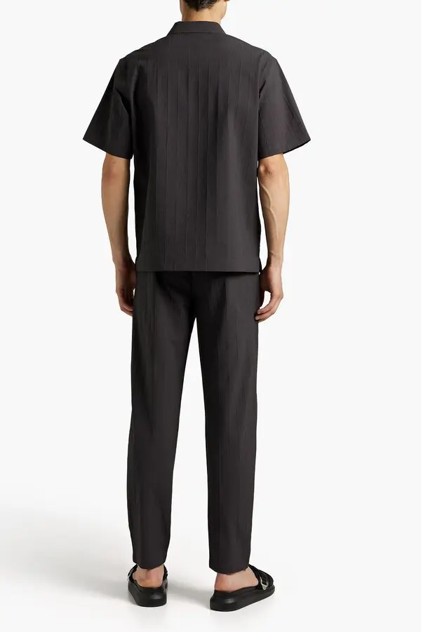 Theory Tapered Cottonblend Jacquard Pants