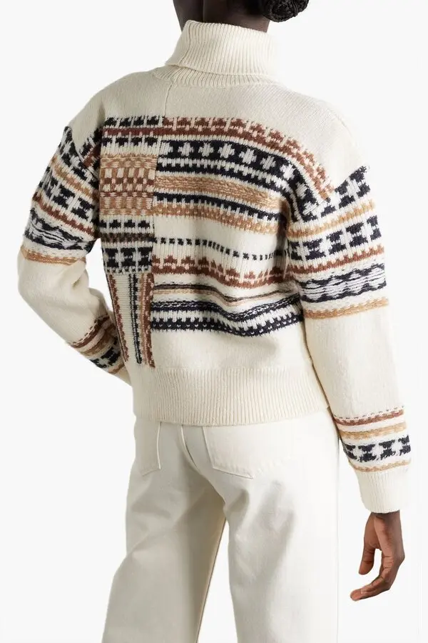 A.L.C. Tate Fair Isle Woolblend Jacquard Turtleneck Sweater