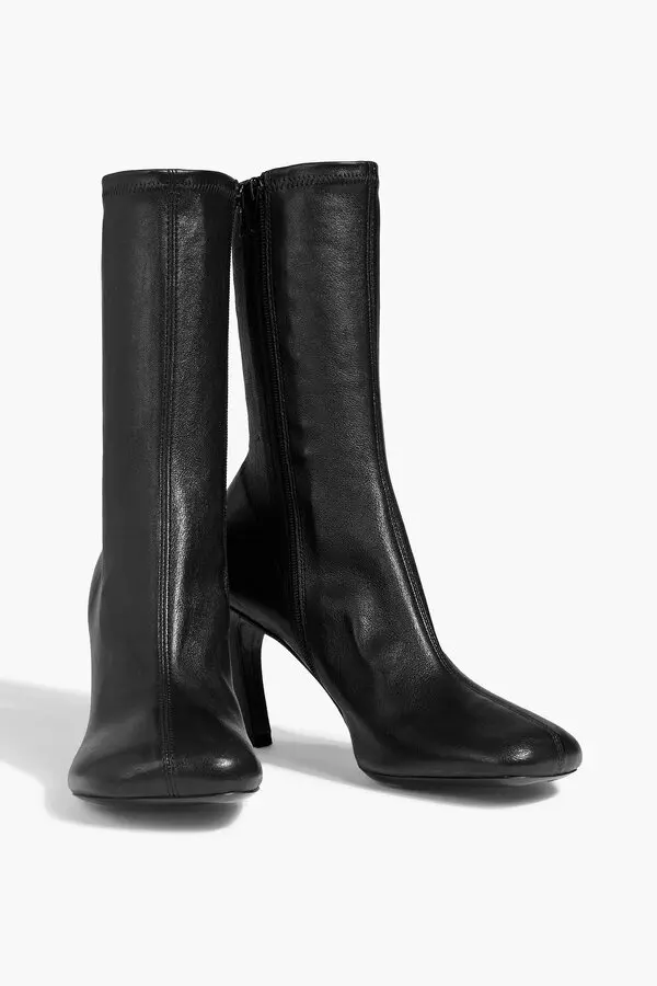 Dries Van Noten Leather Ankle Boots