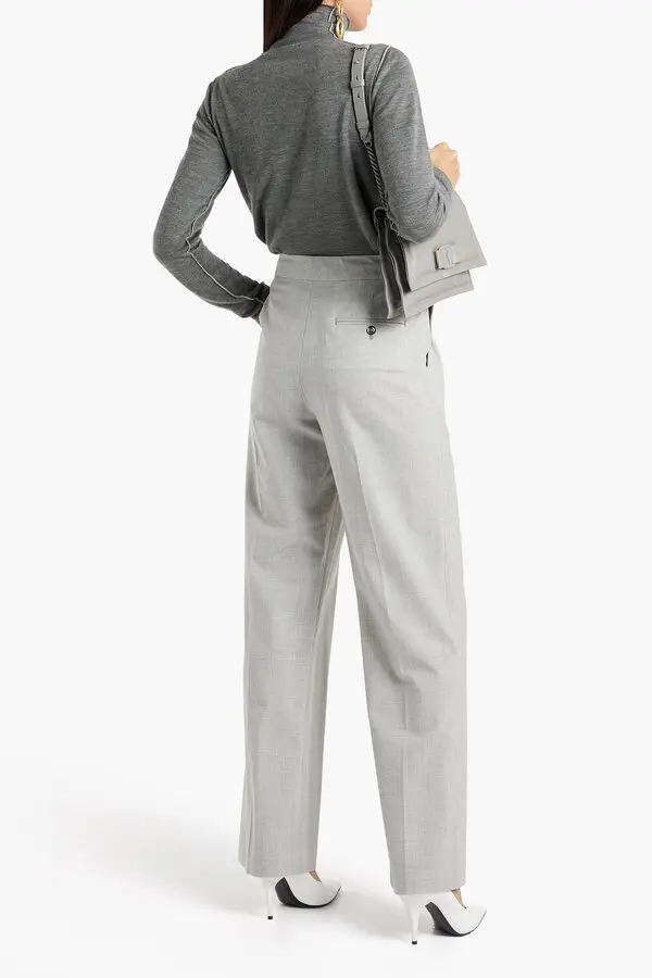 FERRAGAMO Mélange Cashmere Turtleneck Sweater