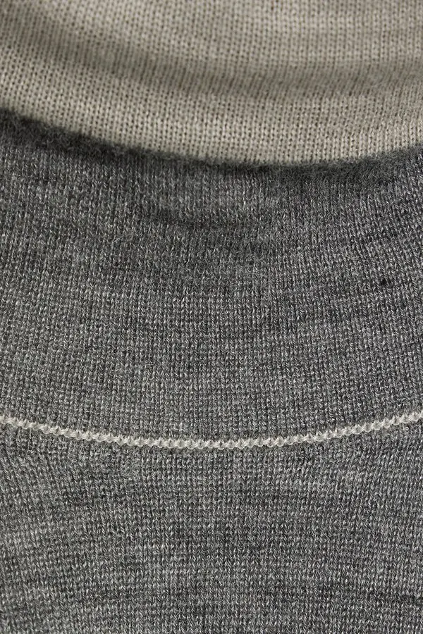 FERRAGAMO Mélange Cashmere Turtleneck Sweater