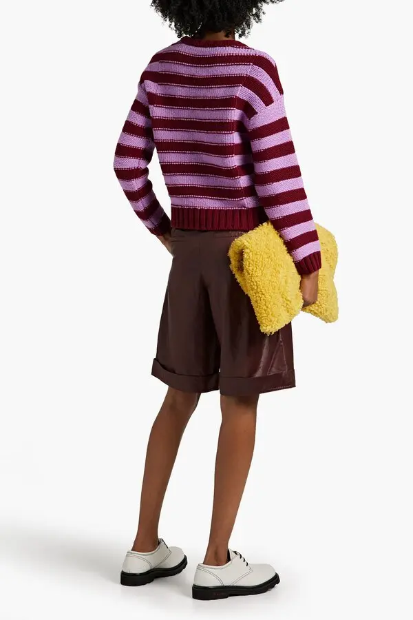 Alexa Chung Striped Wool Sweater