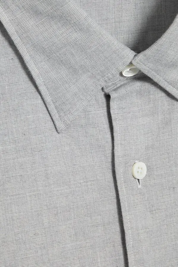 Zegna Checked Cotton Shirt