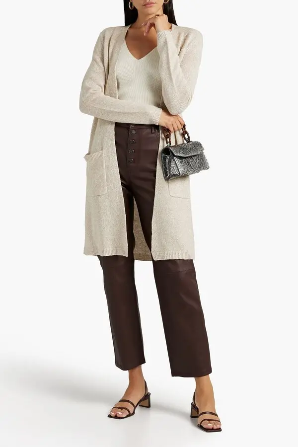 Theory Linen And Cashmereblend Cardigan