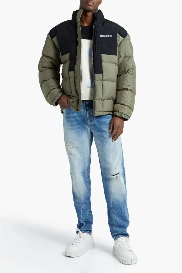 MARCELO BURLON COUNTY OF MILAN Slimfit Distressed Denim Jeans