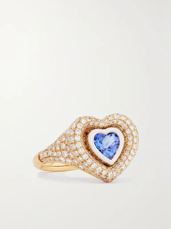KAMYEN Manaal 2.0 18-karat Gold, Diamond And Tanzanite Ring - Blue