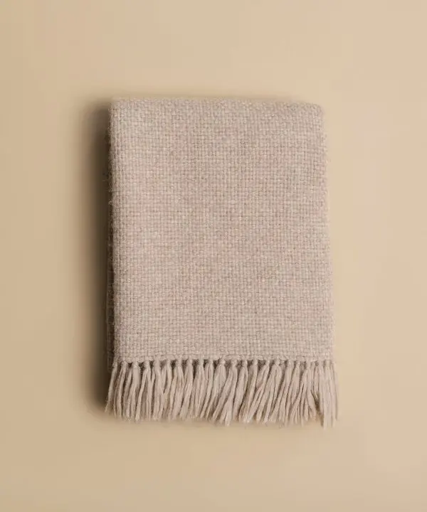 Jenni Kayne Alpaca Basketweave Pillow - Oatmeal