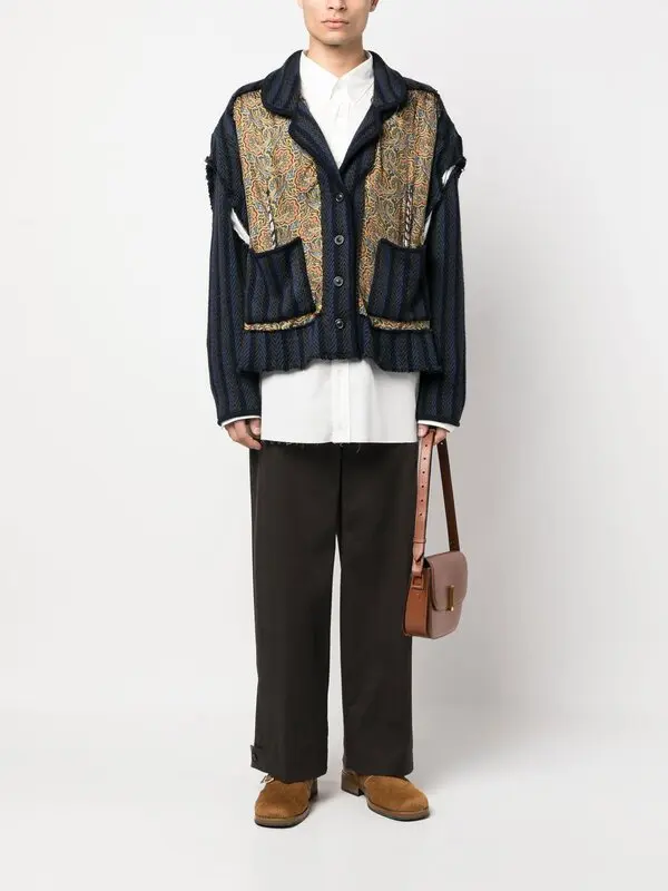 MAISON MARGIELA Layered Paisley-print Poplin Shirt