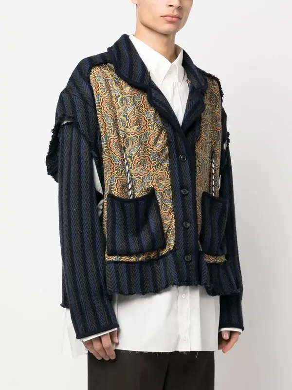 MAISON MARGIELA Layered Paisley-print Poplin Shirt