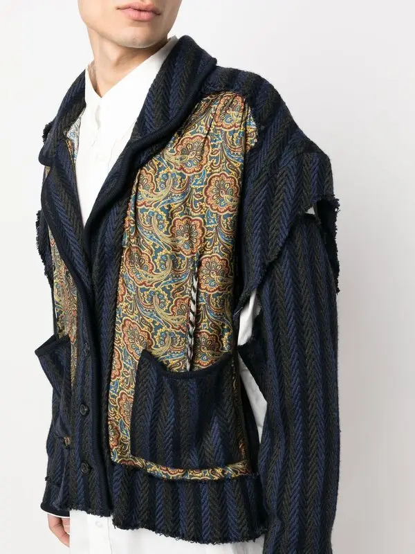MAISON MARGIELA Layered Paisley-print Poplin Shirt