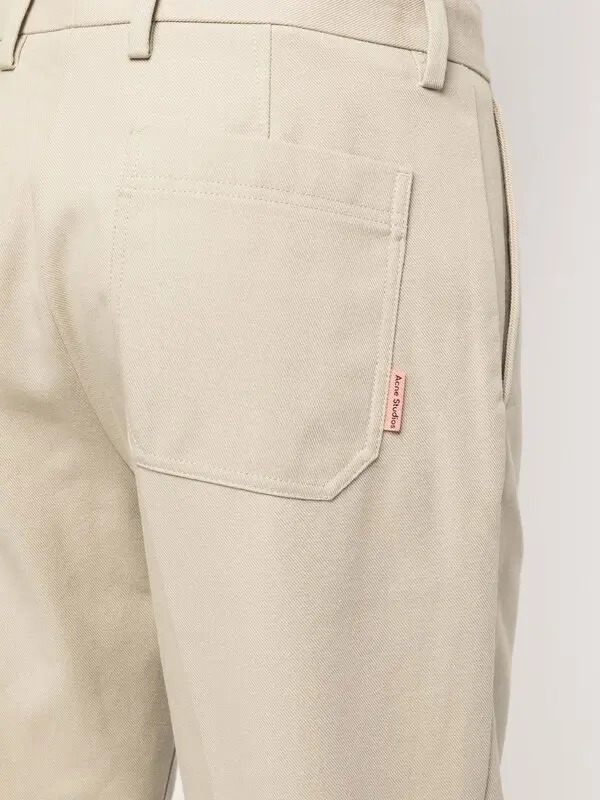 Acne Studios High-waisted Straight-leg Trousers