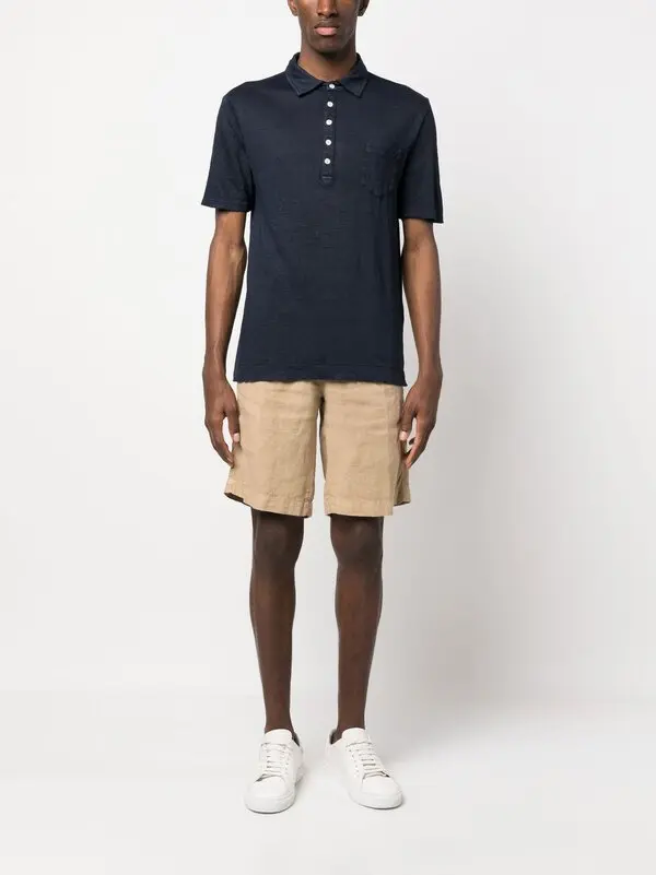 Massimo Alba Mid-rise Cotton Shorts