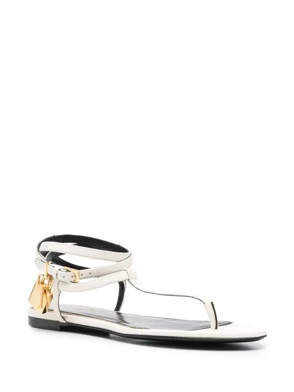 TOM FORD Padlock Flat Sandals