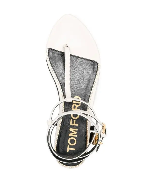 TOM FORD Padlock Flat Sandals