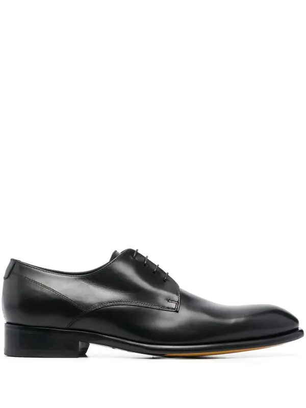 DOUCAL'S 32mm Leather Derby Shoes - Black