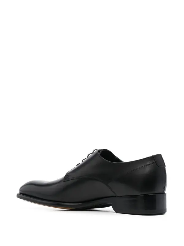 DOUCAL'S 32mm Leather Derby Shoes - Black