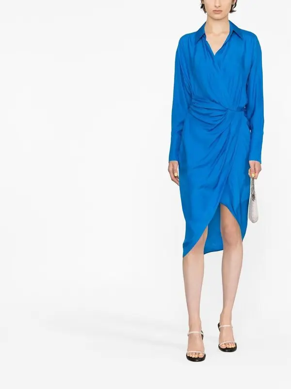 Gauge81 Silk Midi Dress